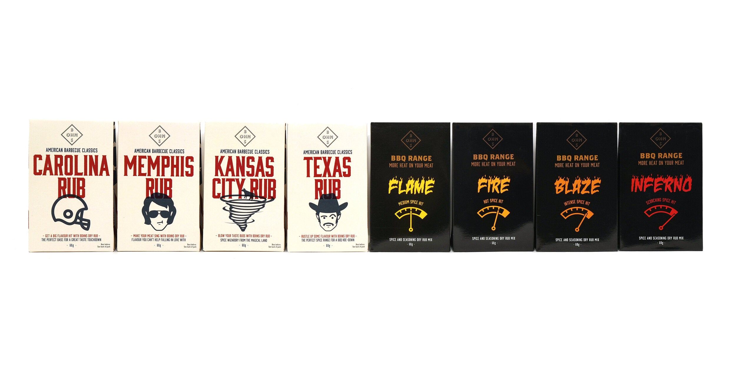 BOHNS Rubs & Seasonings - Ultimate Barbecue Spice Rub Collection ...